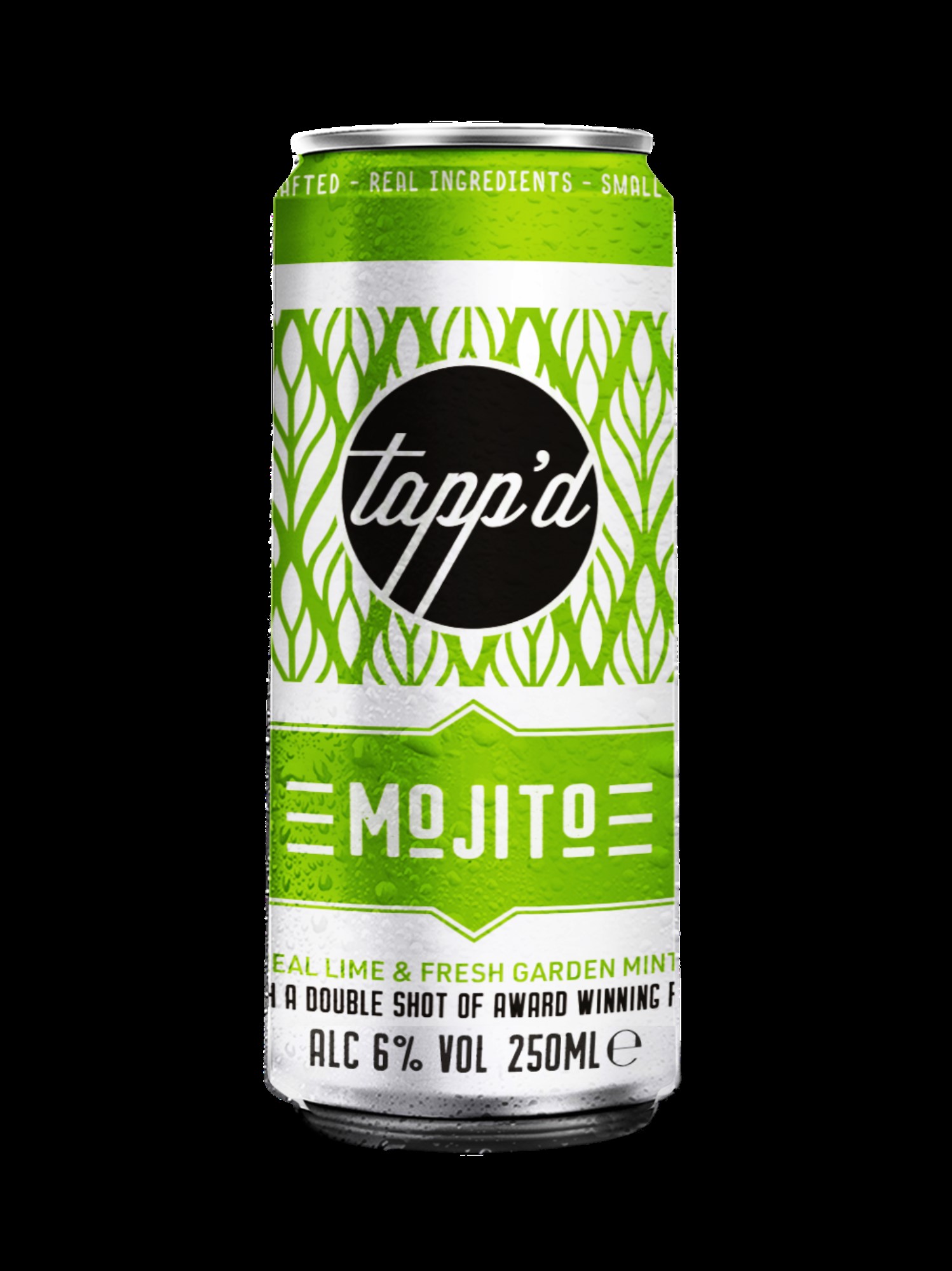 Tappd mojito 12 x 175ml 10 cans - Bottled ready to drink - Swallow